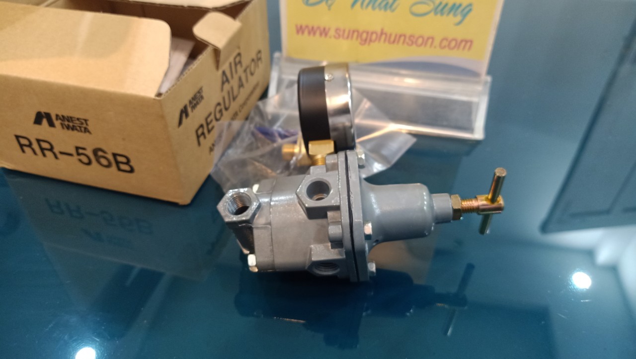 Điều chỉnh khí RR-56B Anest Iwata dùng cho nồi trộn sơn Air regulator ...