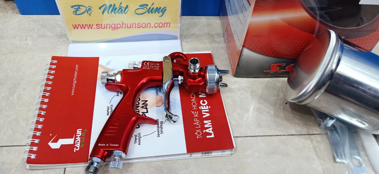 Súng phun sơn Star SMV-1F 132G 1.3mm Made in Taiwan