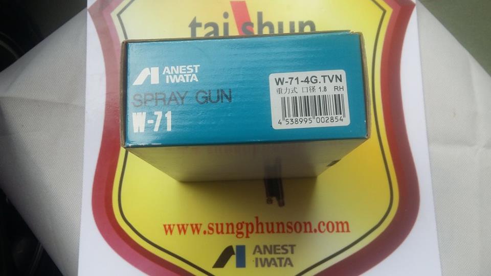 Súng phun sơn Iwata W71 4G phun mịn đẹp