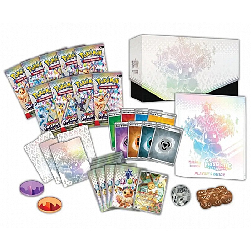 Thẻ Pokémon TCG Scarlet & Violet Prismatic Evolutions Elite Trainer Box