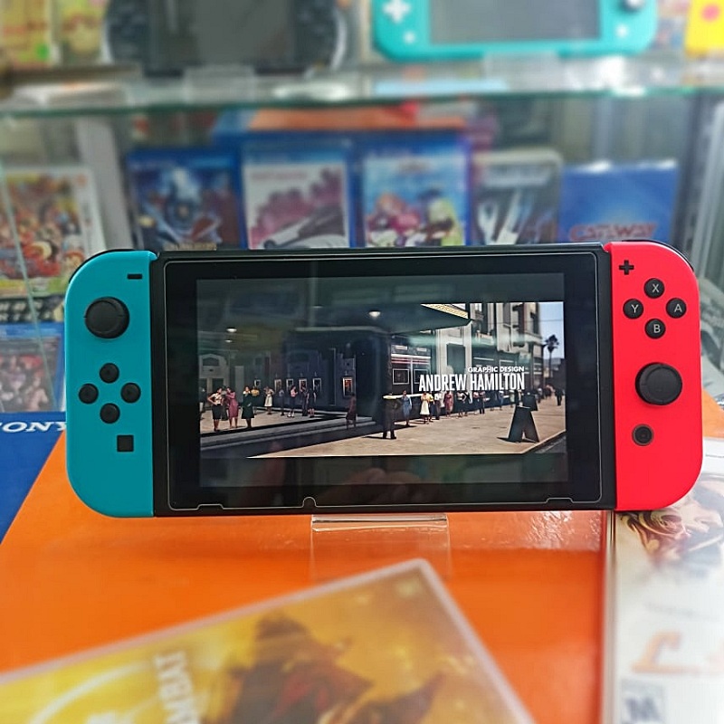 Switch Neon Blue Red Joy‑con Fullbox 2nd Hand HẾt HÀng