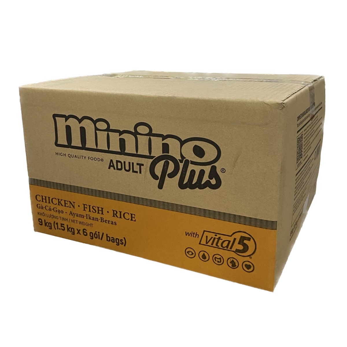 Thức Ăn Cho Mèo Trưởng Thành Minino Plus Vị Gà, Cá & Gạo