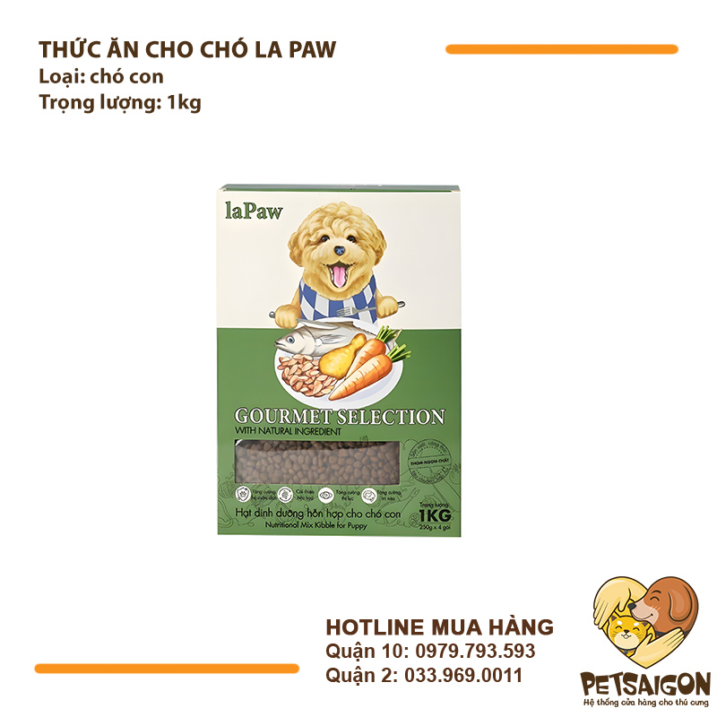 Thức Ăn Cho Chó Con/Chó Trưởng Thành Lapaw | PETSAIGON
