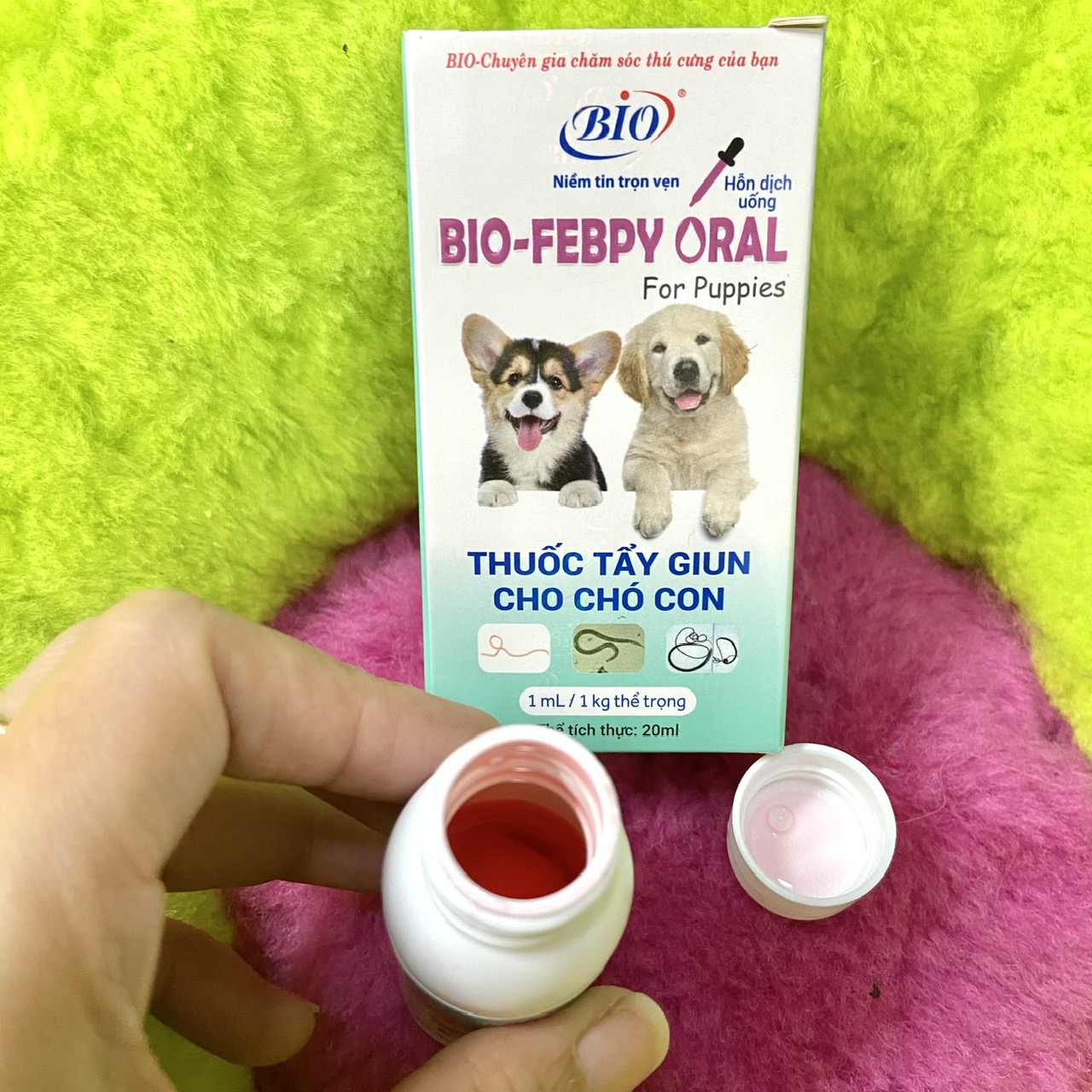 Thuốc Sổ Giun Cho Chó Con Dạng Nước Bio Febpy Oral