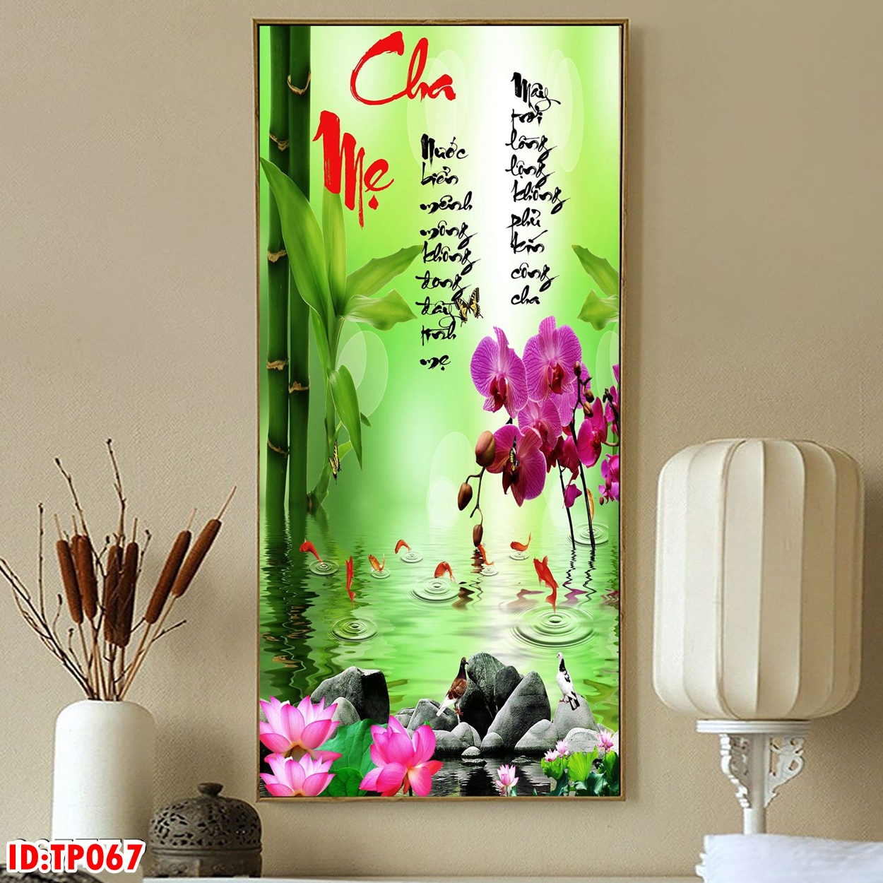 Tranh Thư Pháp Tranh Thư Pháp Cha Mẹ Ý Nghĩa