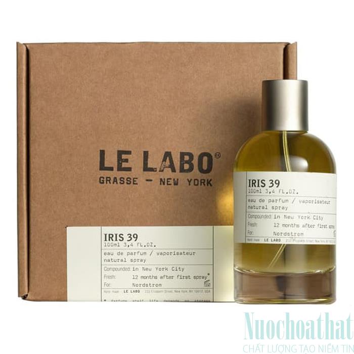Nước hoa unisex Le Labo Iris 39 Eau de Parfum 50ml