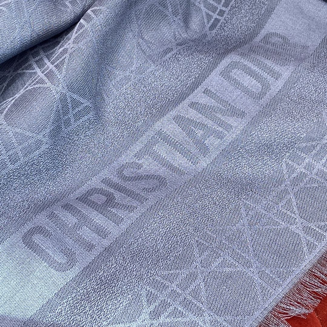 KHĂN Christian Dior Rattan gold wire shawl Scarf