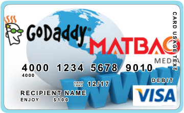 GODADDY VISA CARD