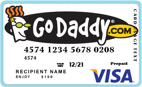 GODADDY VISA CARD