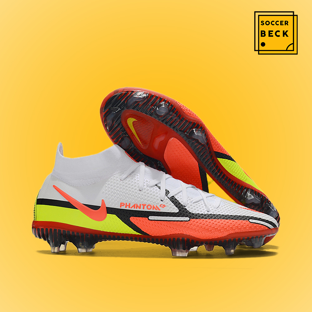 Giày Bóng Đá TQ Nike Phantom GT2 Elite Trắng Đỏ Cổ Cao FG
