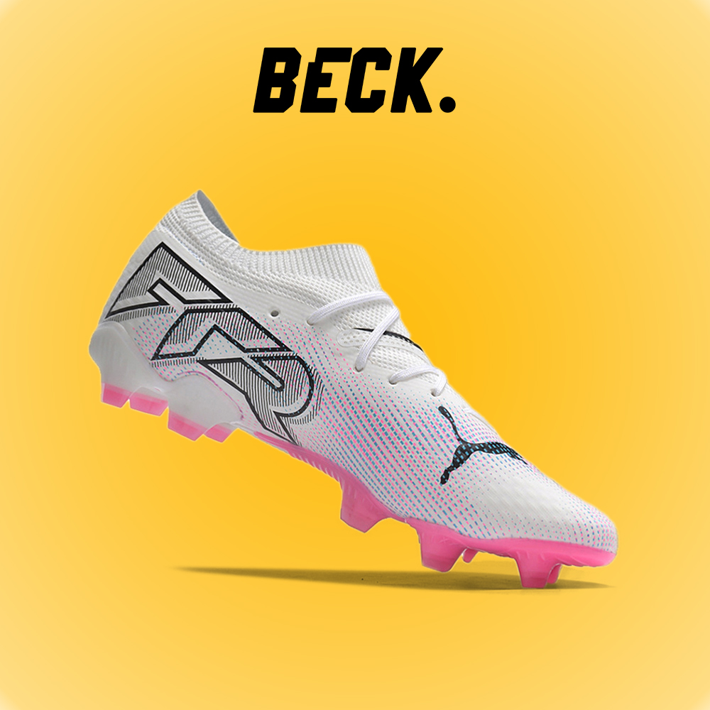 Giày Bóng Đá Puma Future 7 Ultimate Trắng Hồng Cổ Lửng FG