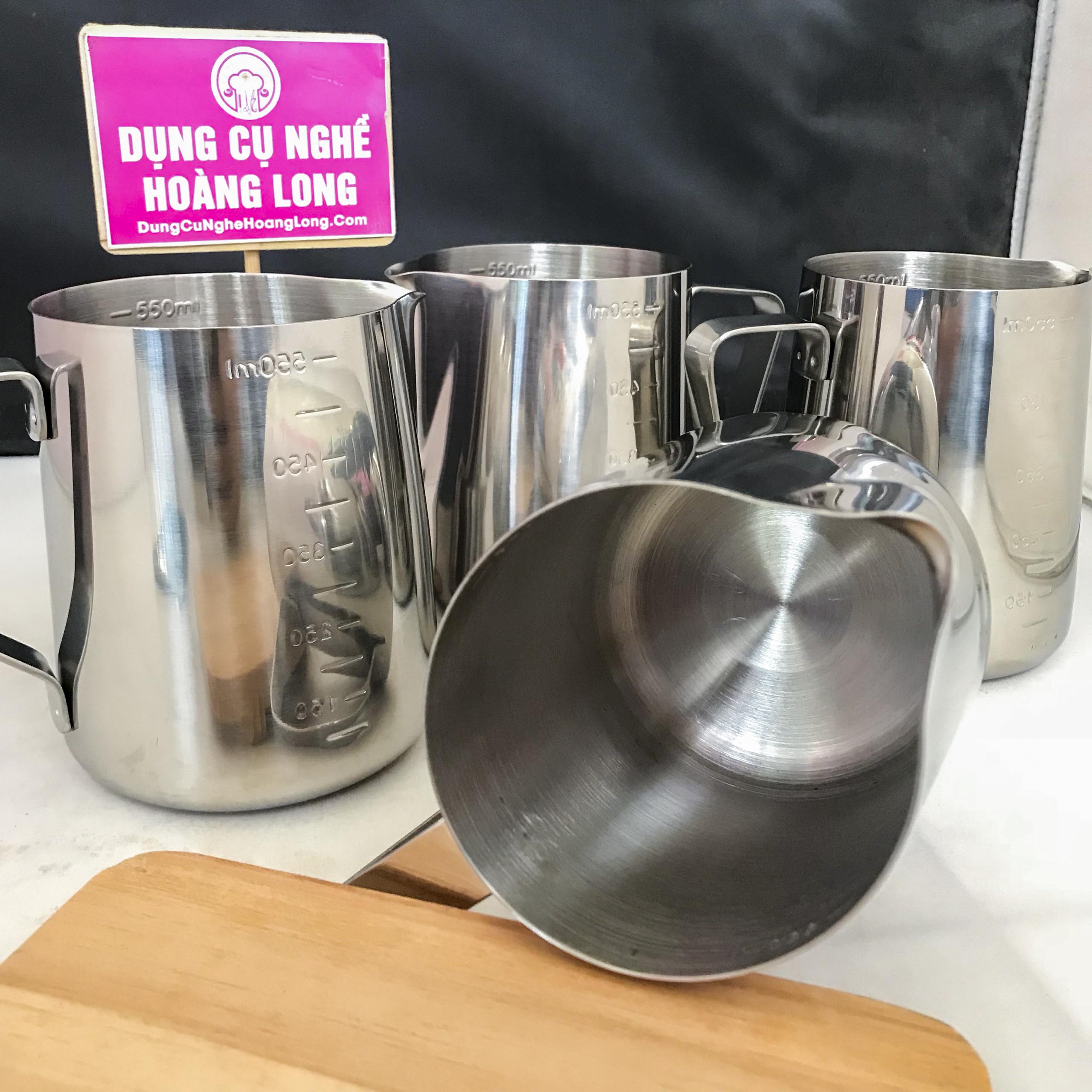Ca Đánh Sữa Inox- Stainless Steel Milk Jug