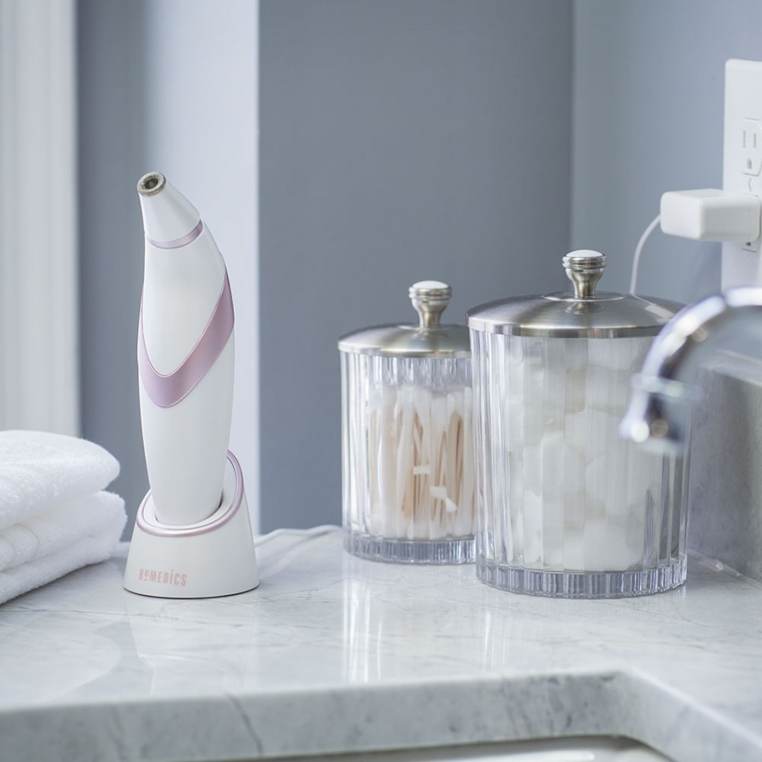 Máy siêu mài mòn kim cương cầm tay HoMedics công nghệ Microdermabrasion ...