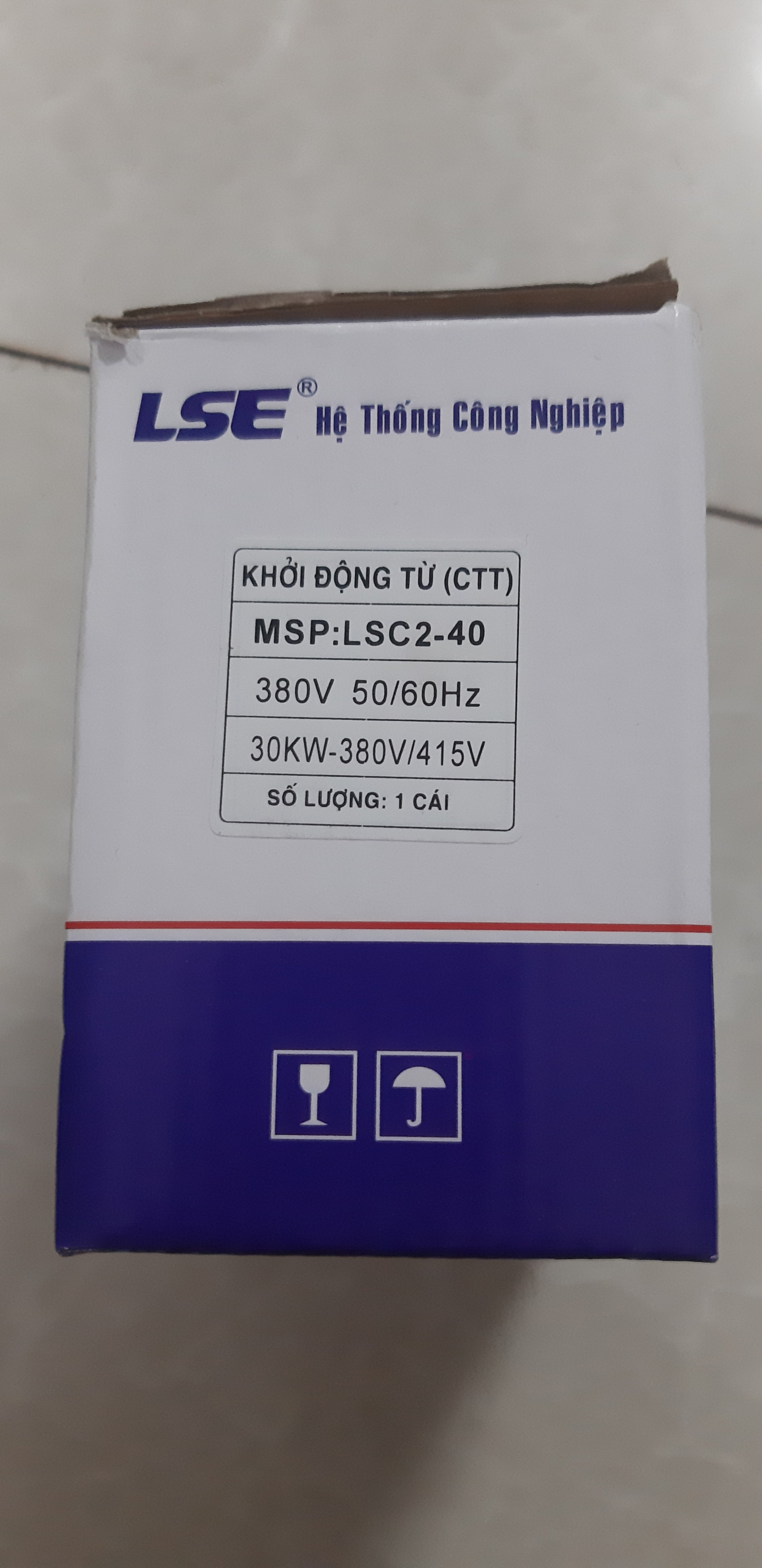Khởi động từ LSE -LSC2-40A/380V