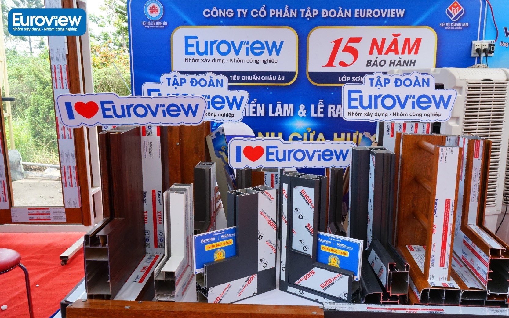 26/05/2023: EUROVIEW ĐỒNG HÀNH CÙNG HỘI NGÀNH CỬA HƯNG YÊN Nhôm Euroview