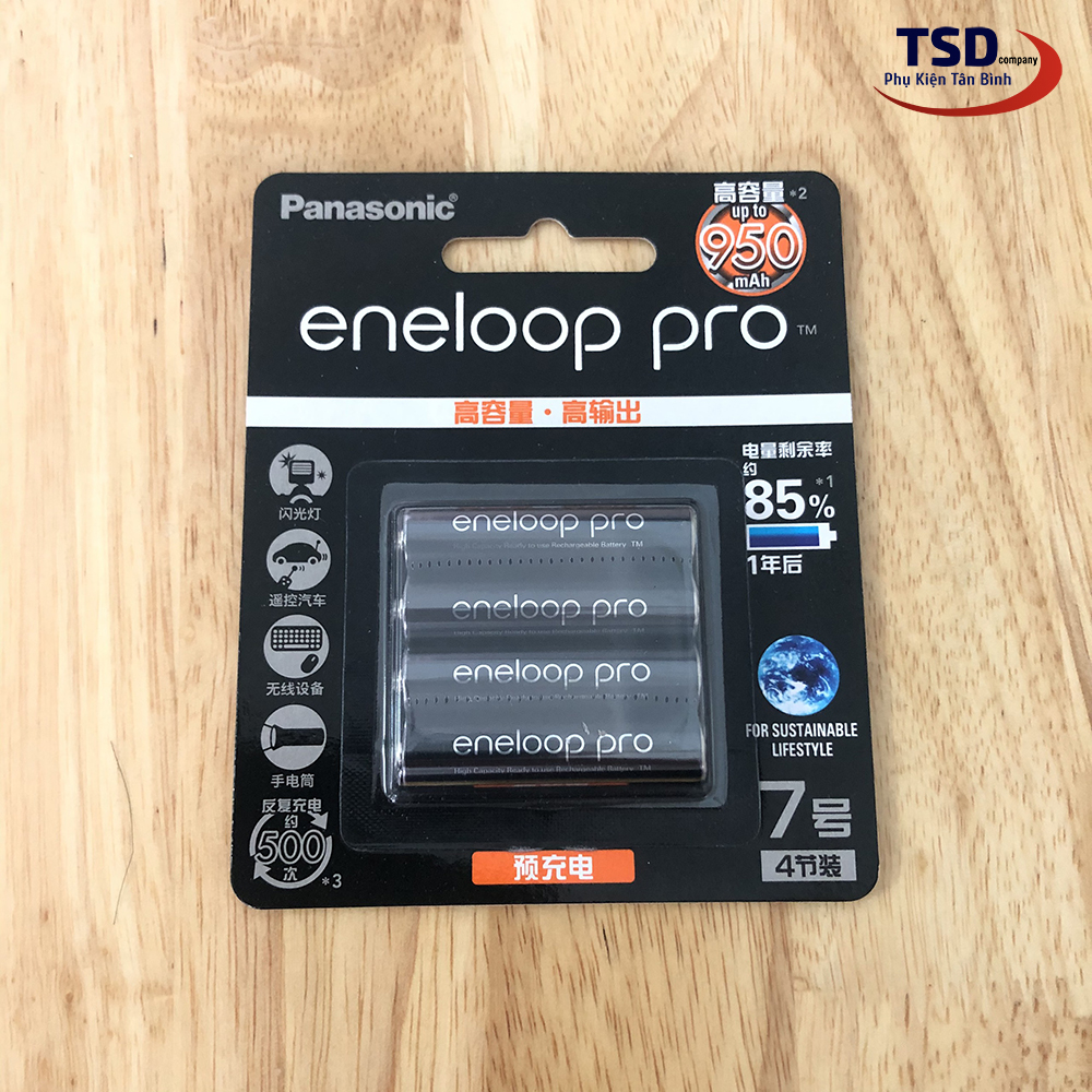 Vỉ 4 Viên Pin Sạc AAA Eneloop Pro Chính Hãng Nội Địa Thị Trường Nhật ...