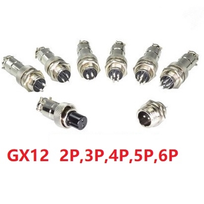 GX12 12mm 4 Pin Connector male & female