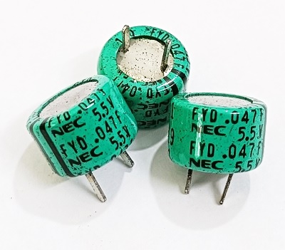 0.047F-5.5V Supercapacitors
