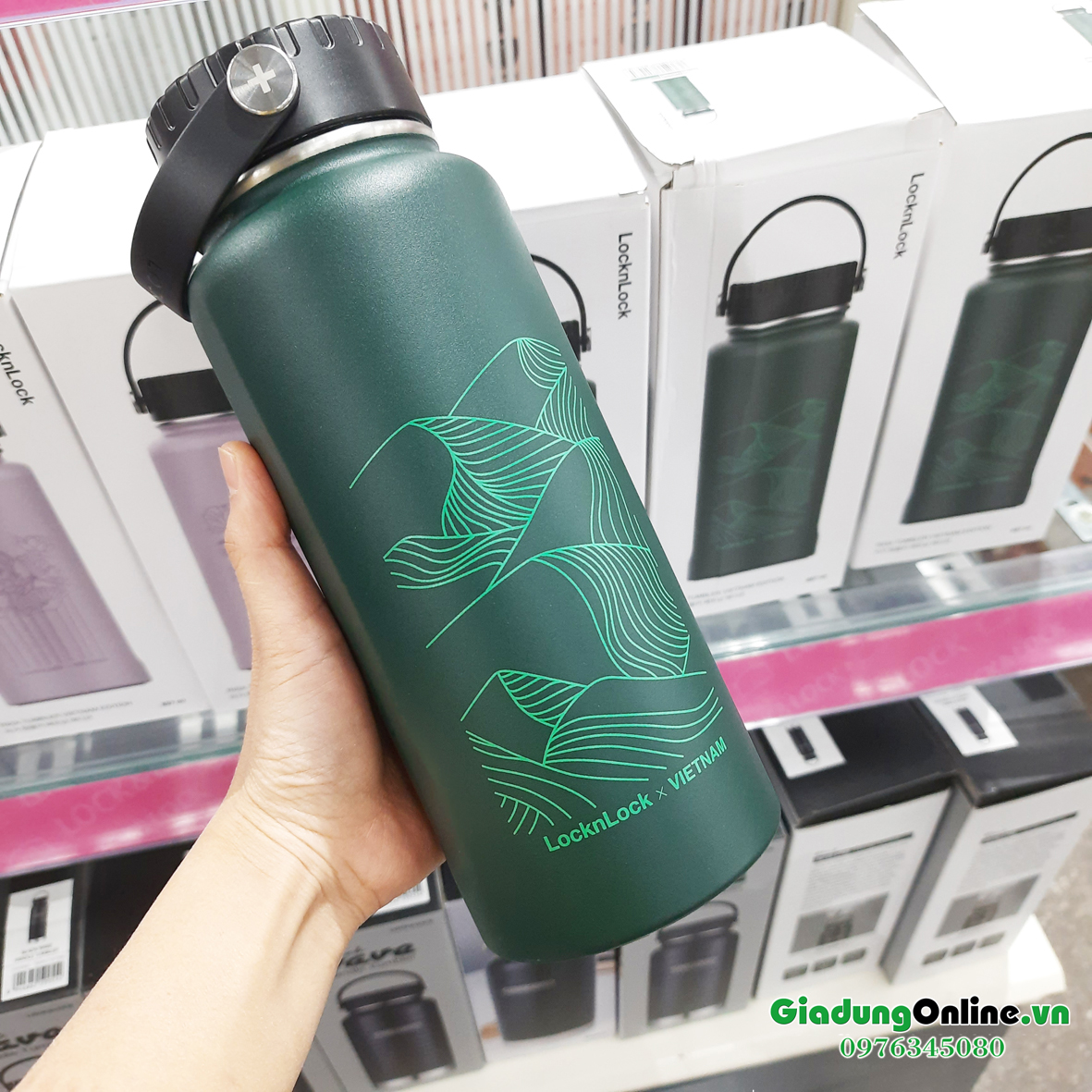 Bình giữ nhiệt LocknLock Riga Tumbler Vietnam Edition LHC4160 897ml