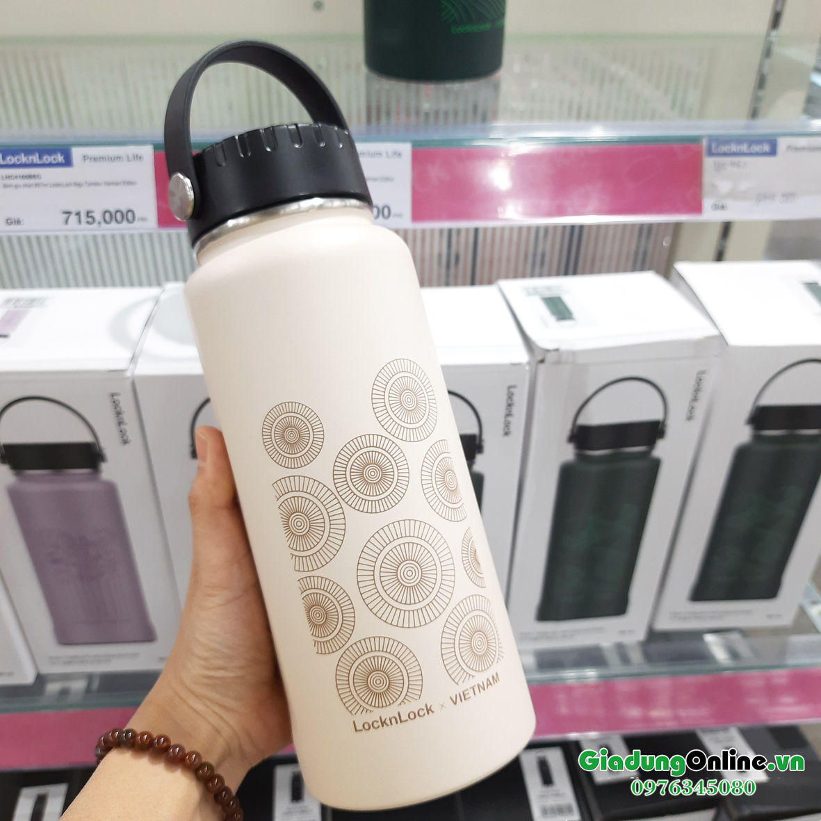Bình giữ nhiệt LocknLock Riga Tumbler Vietnam Edition LHC4160 897ml