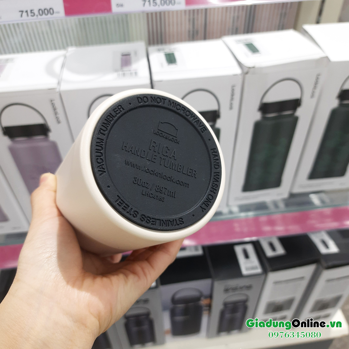 Bình giữ nhiệt LocknLock Riga Tumbler Vietnam Edition LHC4160 897ml