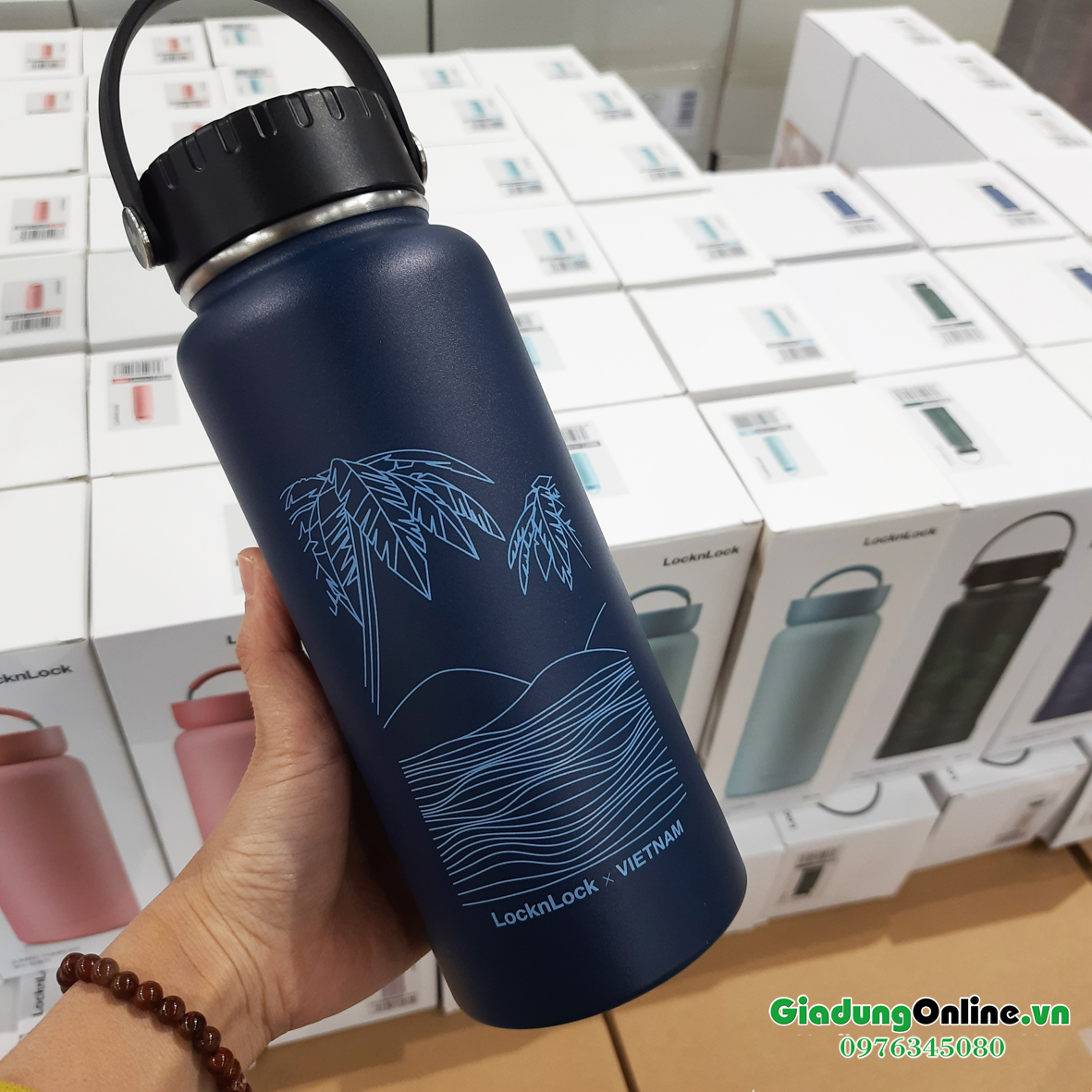 Bình giữ nhiệt LocknLock Riga Tumbler Vietnam Edition LHC4160 897ml