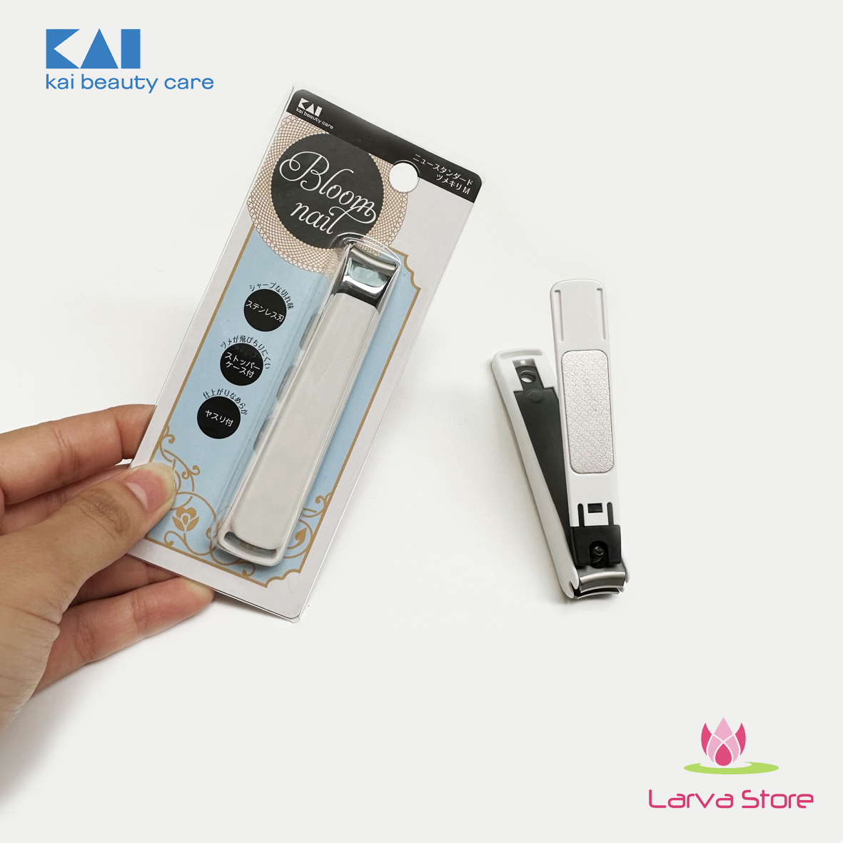 Bấm móng tay Kai HC-3601 cỡ lớn 9cm hàng Nhật