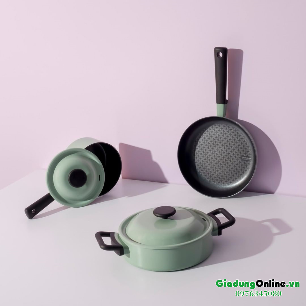 Nồi Chảo Decor Lock&Lock Đẹp và Chất Lượng, Chống Dính TITANIUM Bền Bỉ ...