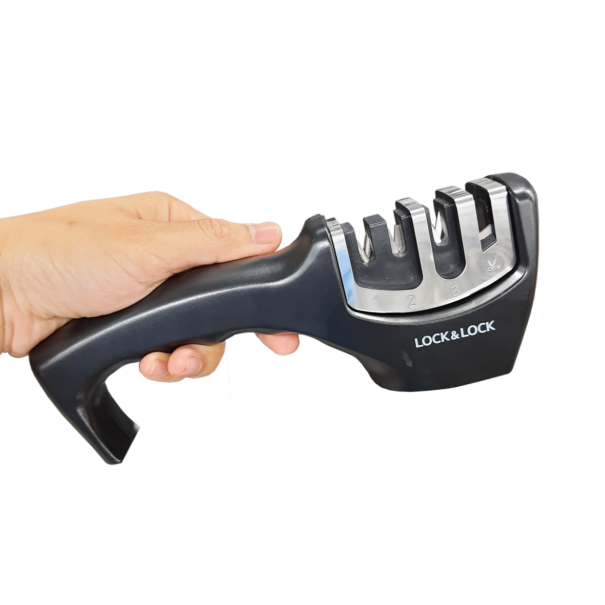 Dụng Cụ Mài Dao Kéo Lock&Lock 4 Lớp CKK114 / CKK113