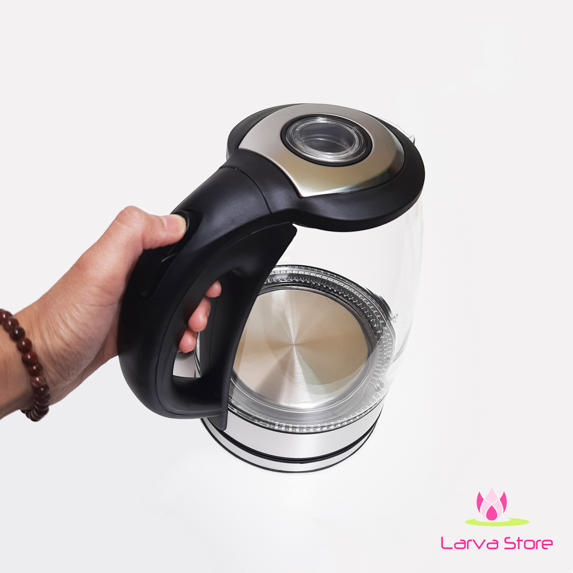 Ấm Điện Đun Nước Thủy Tinh Lock&Lock EJK317BLK 1.7L