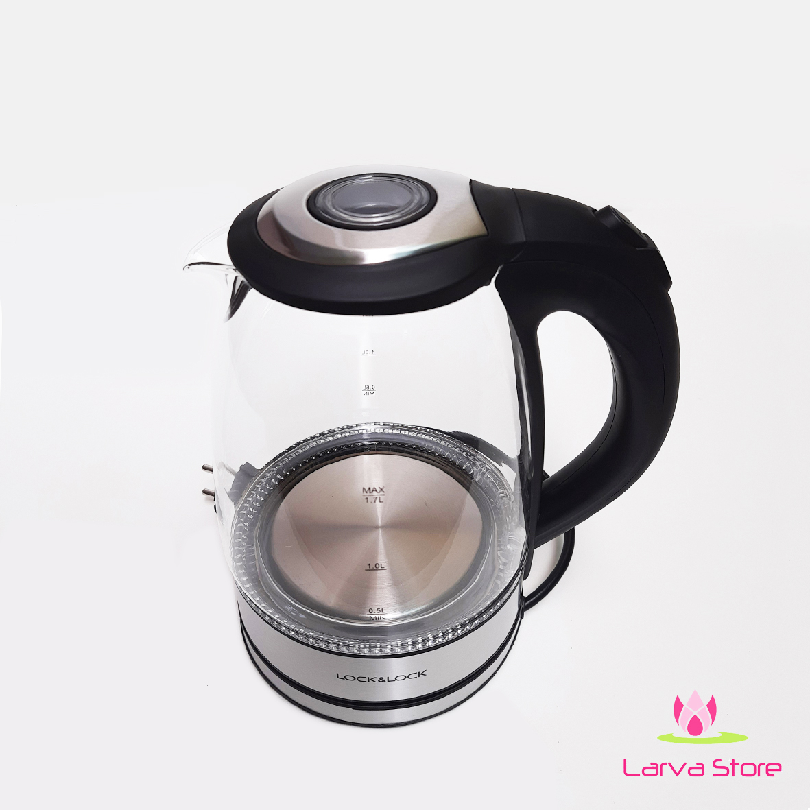 Ấm Điện Đun Nước Thủy Tinh Lock&Lock EJK317BLK 1.7L