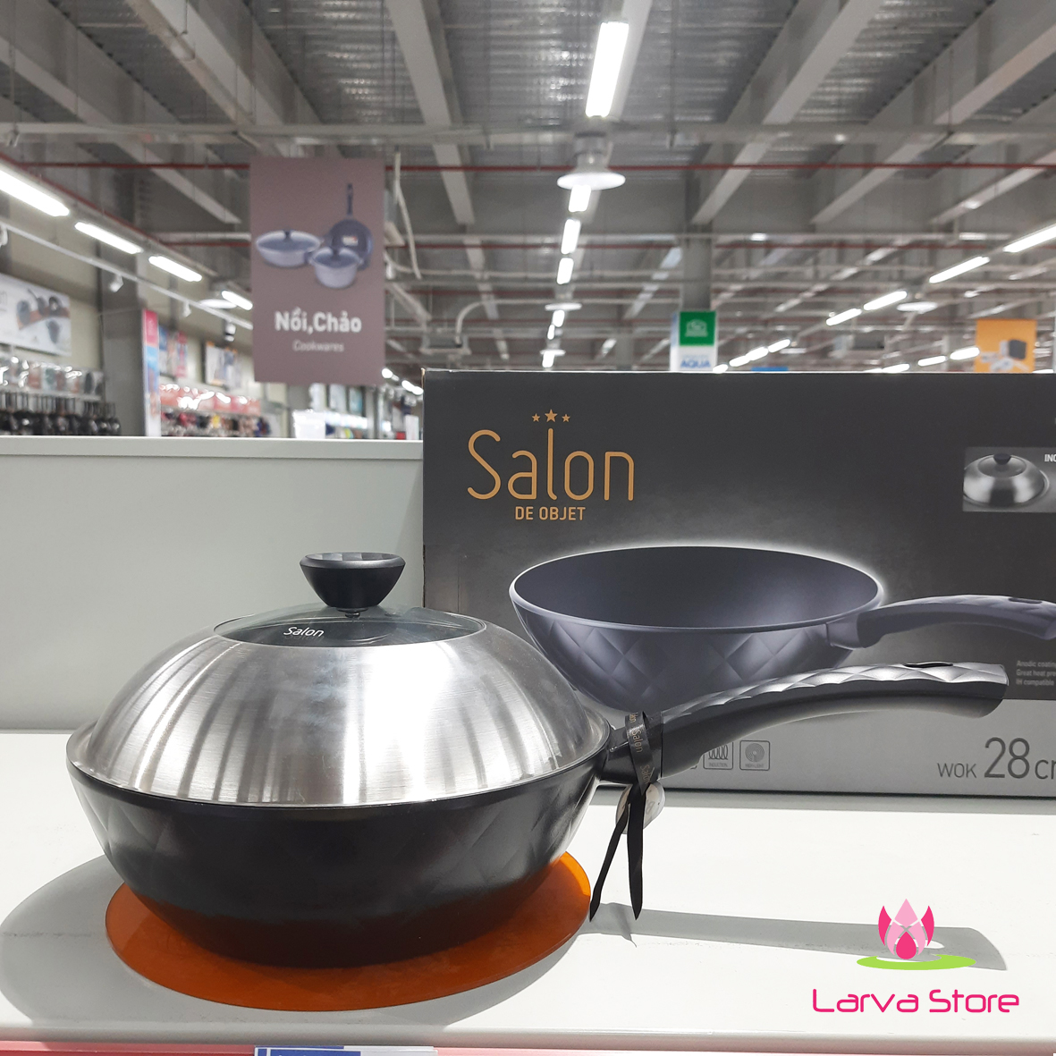 Chảo Sâu Lòng LocknLock Salon GTH3285-IH 28cm đáy từ