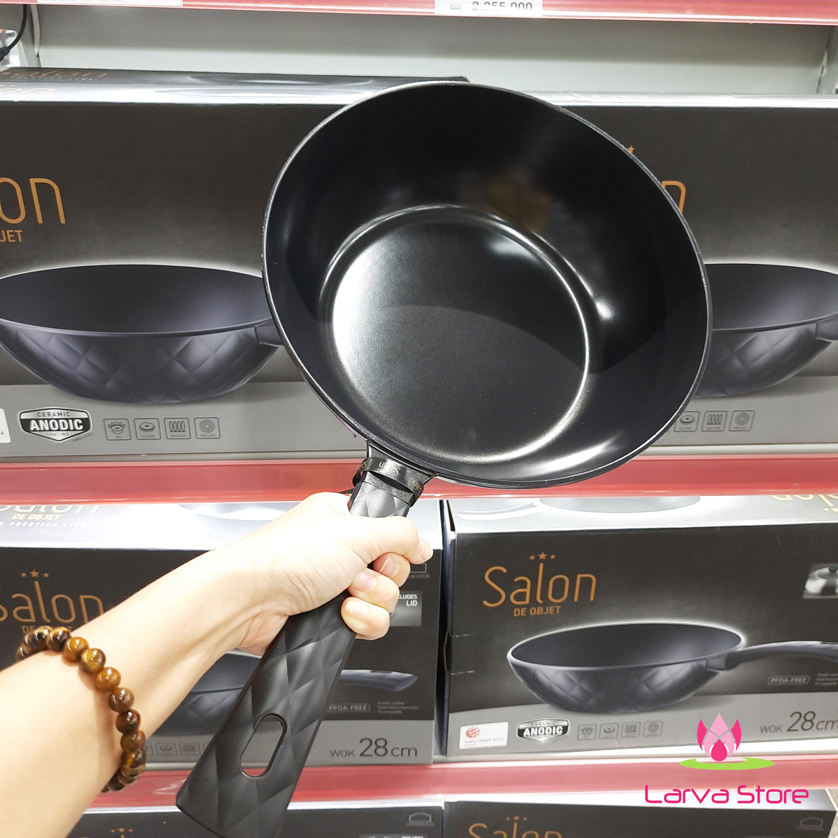 Chảo Sâu Lòng LocknLock Salon GTH3285-IH 28cm đáy từ