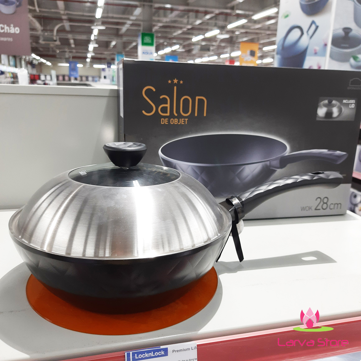 Chảo Sâu Lòng LocknLock Salon GTH3285-IH 28cm đáy từ