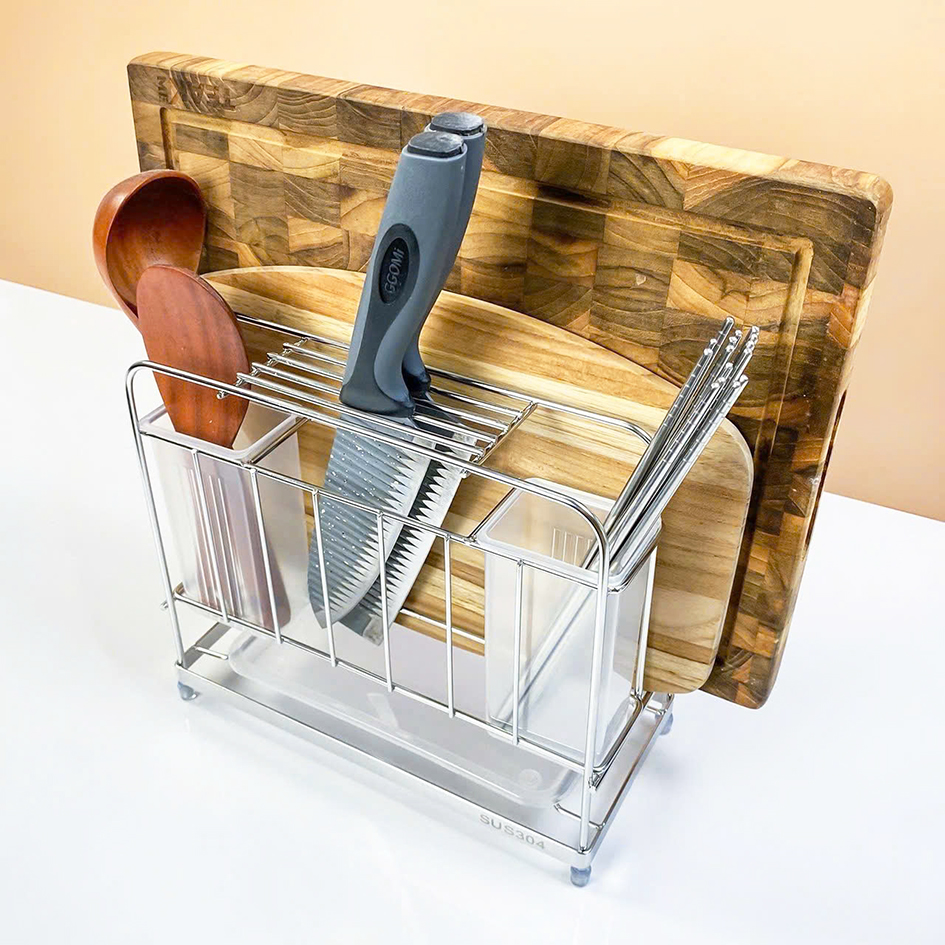 Kệ đựng dao thớt Dozzi inox 304