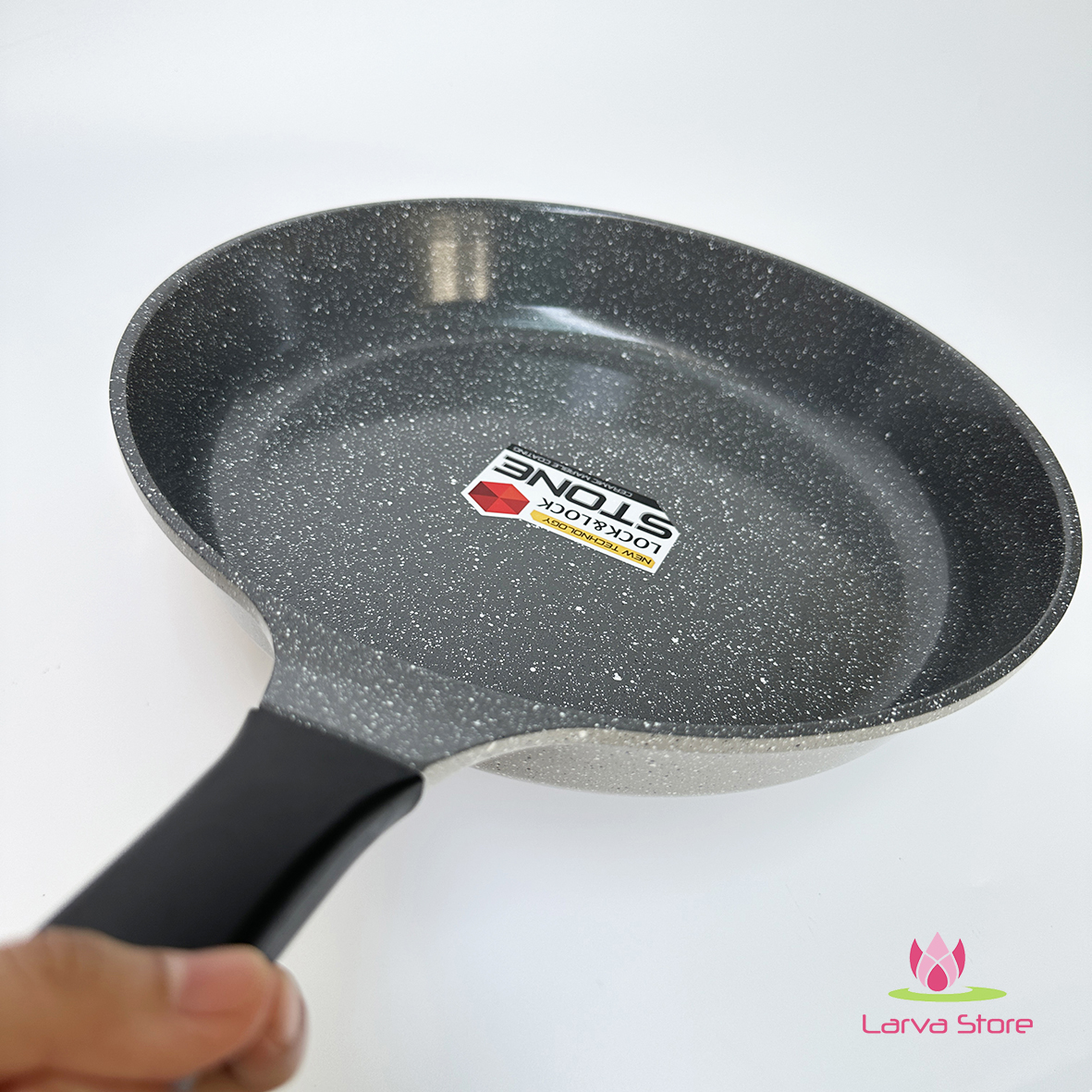 Chảo Vân Đá Chống Dính Đáy Từ LocknLock Stone 30cm LCA6303D