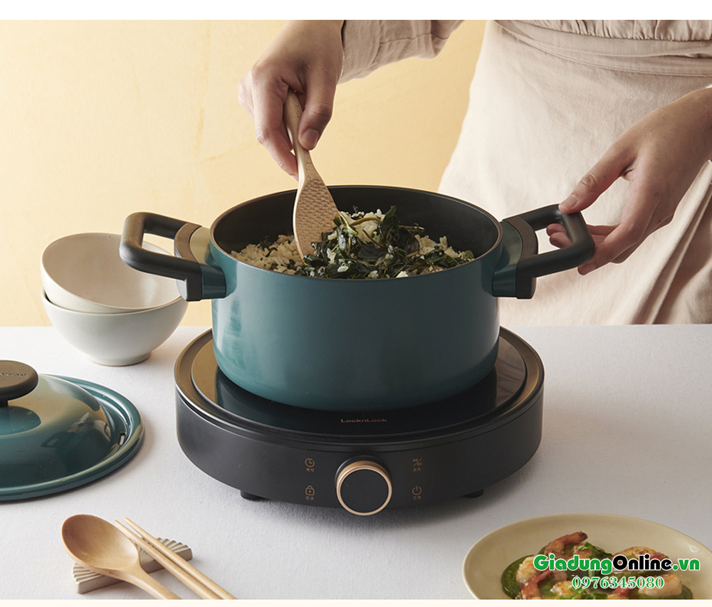 Bộ Nồi Và Chảo Sâu Lòng Locknlock 3 Món LDE1181IHS01