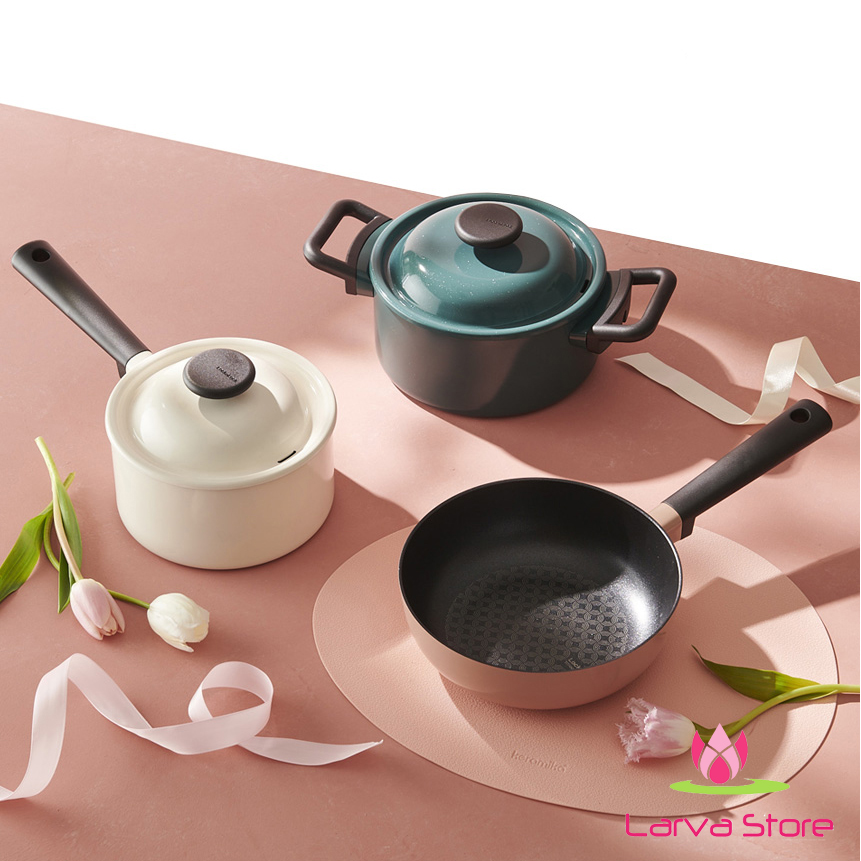 Bộ Nồi Và Chảo Sâu Lòng Locknlock 3 Món LDE1181IHS01