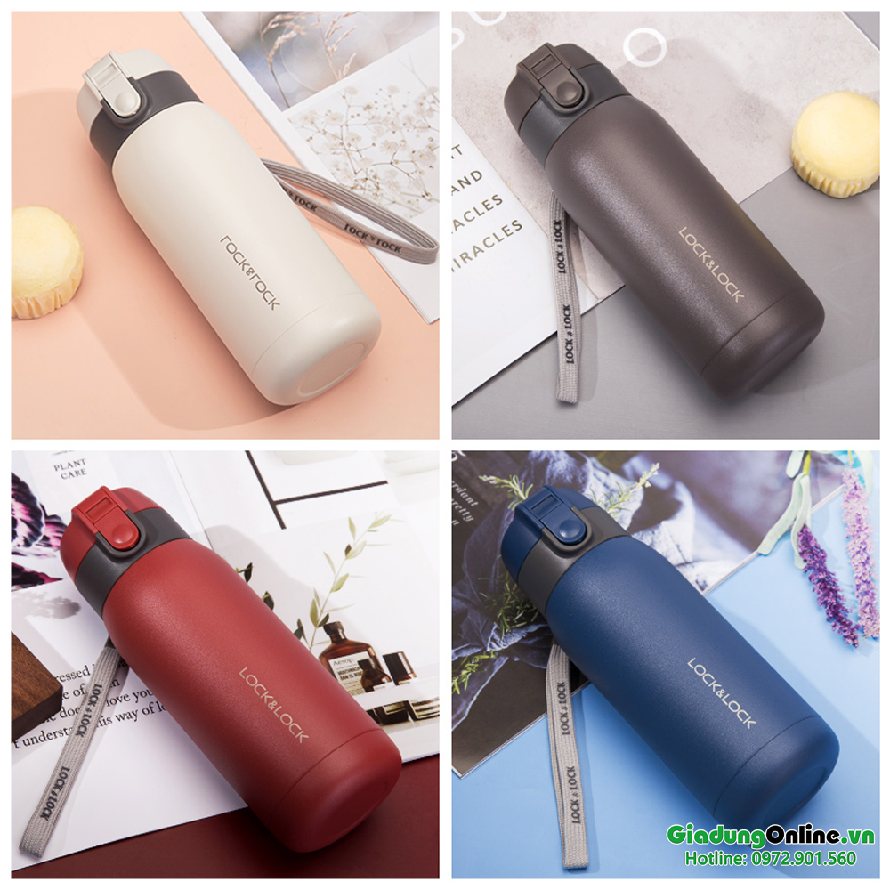 Bình giữ nhiệt LocknLock Chubby One Touch LHC3233 370ml