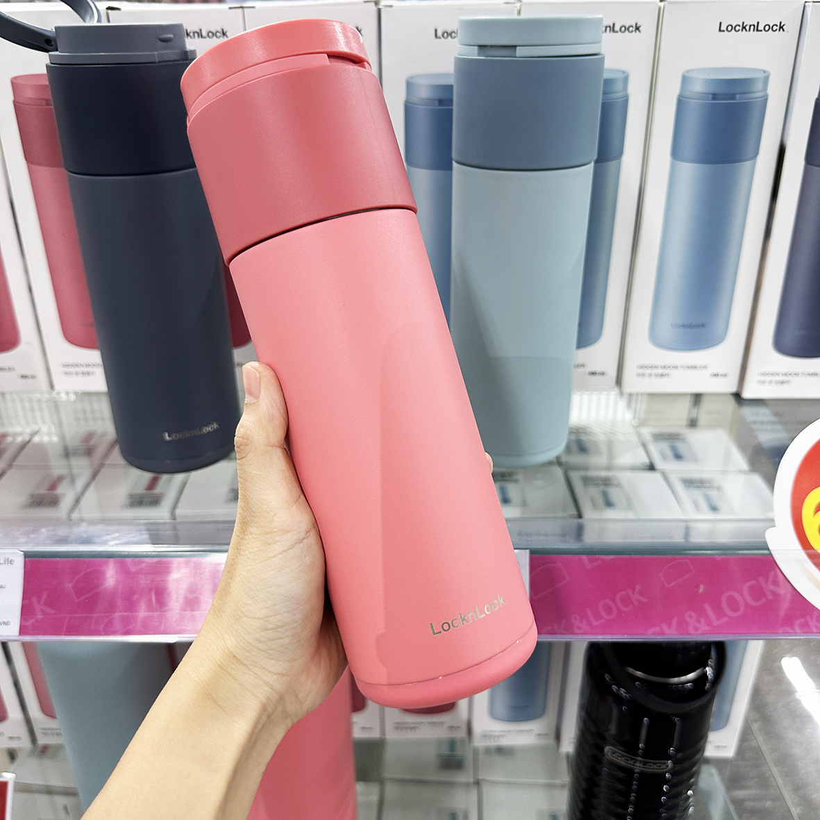 Bình giữ nhiệt LocknLock Hidden Moon LHC3275 dung tích 490ml - 3 màu