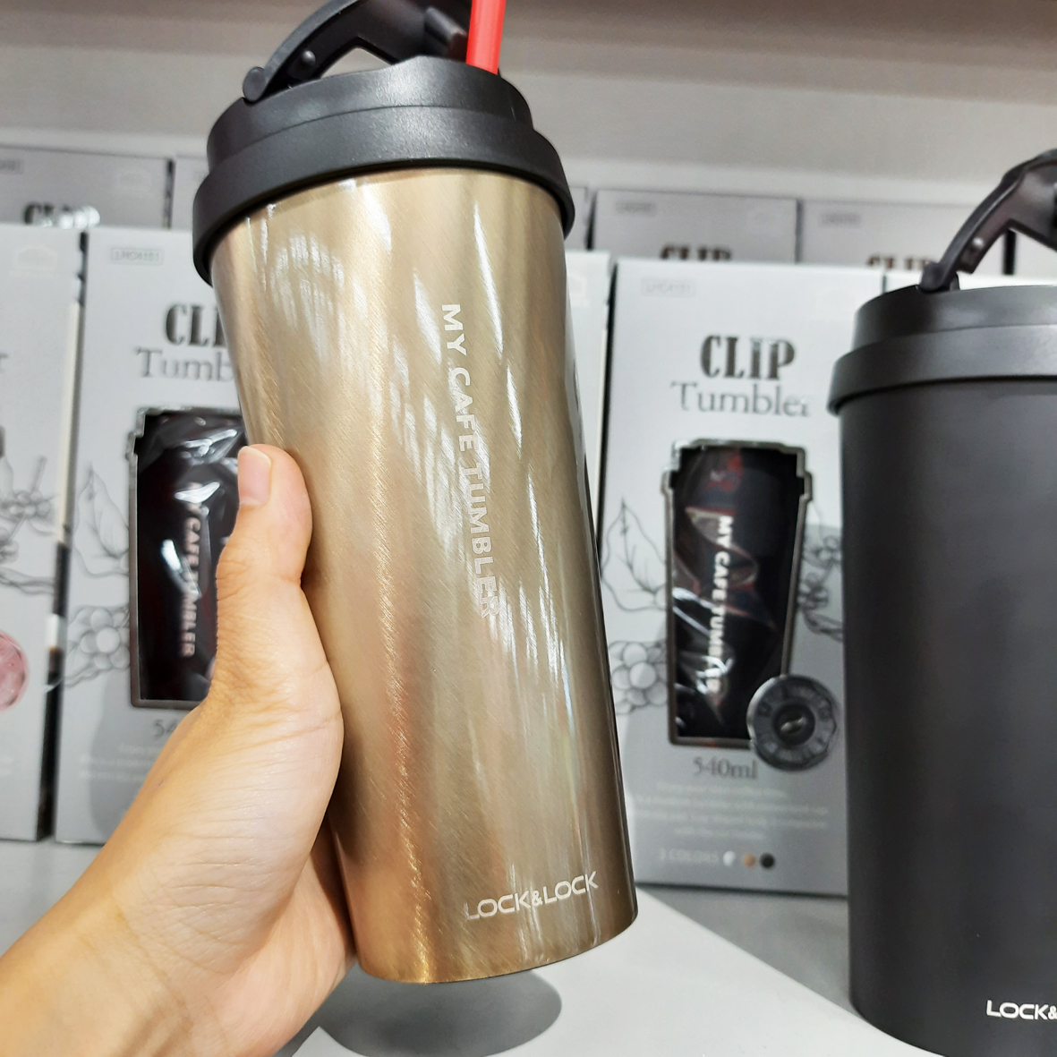 Bình giữ nhiệt Lock&lock Clip Tumbler LHC4151 540ml