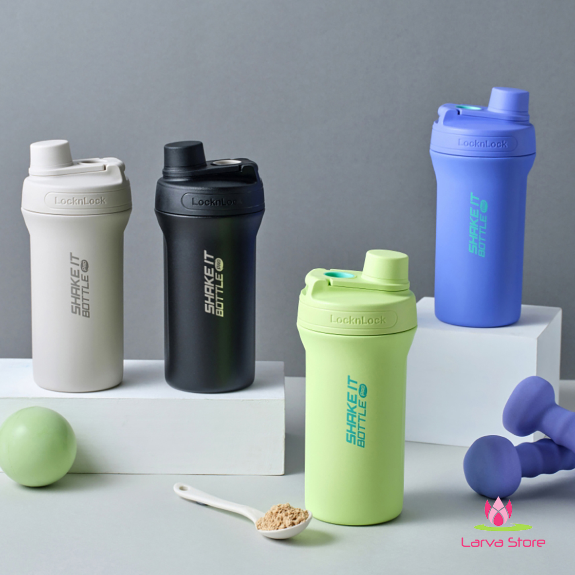 Bình Giữ Nhiệt LocknLock Shake It Bottle Pro 650ml Inox 304 LHC4276 650ml