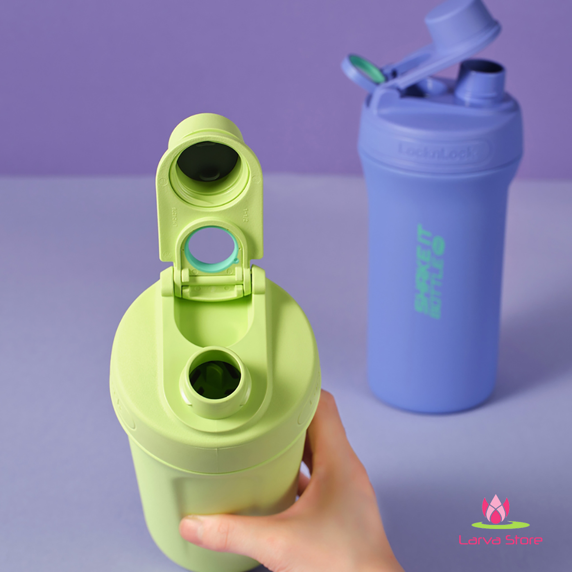 Bình Giữ Nhiệt LocknLock Shake It Bottle Pro 650ml Inox 304 LHC4276 650ml