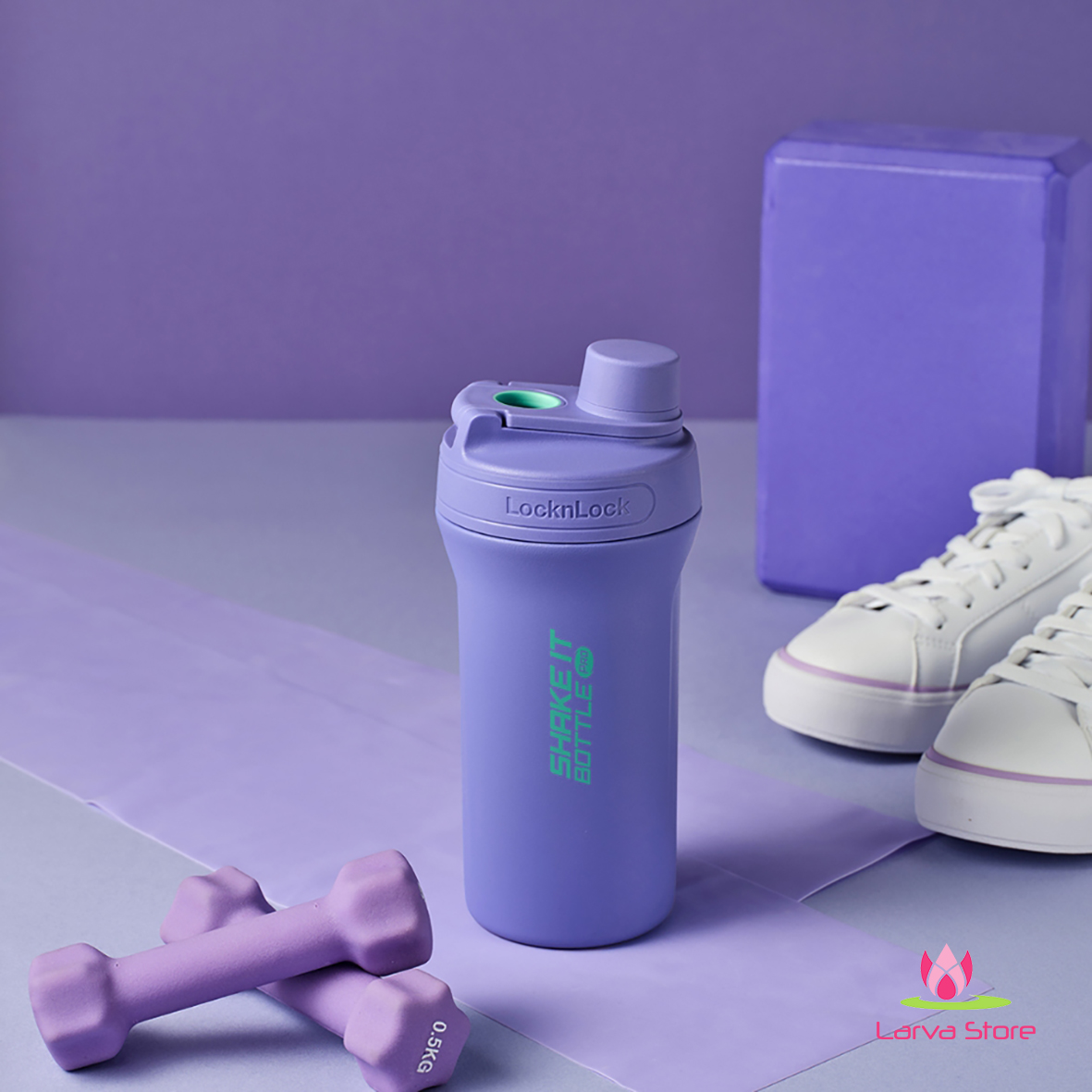 Bình Giữ Nhiệt LocknLock Shake It Bottle Pro 650ml Inox 304 LHC4276 650ml