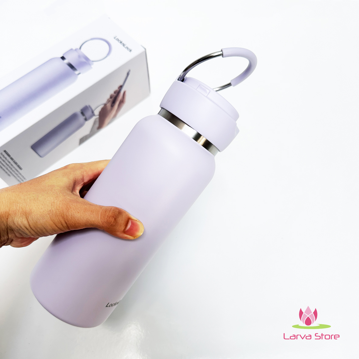 LHC4321 Bình giữ nhiệt Lock&Lock Sling Ring Tumbler 650ml Giữ nhiệt 15 ...