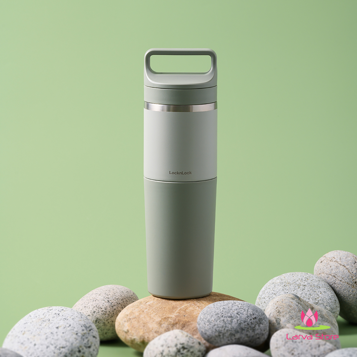 Bình Giữ Nhiệt inox 304 LocknLock Slo 2in1 600ml LHC4332