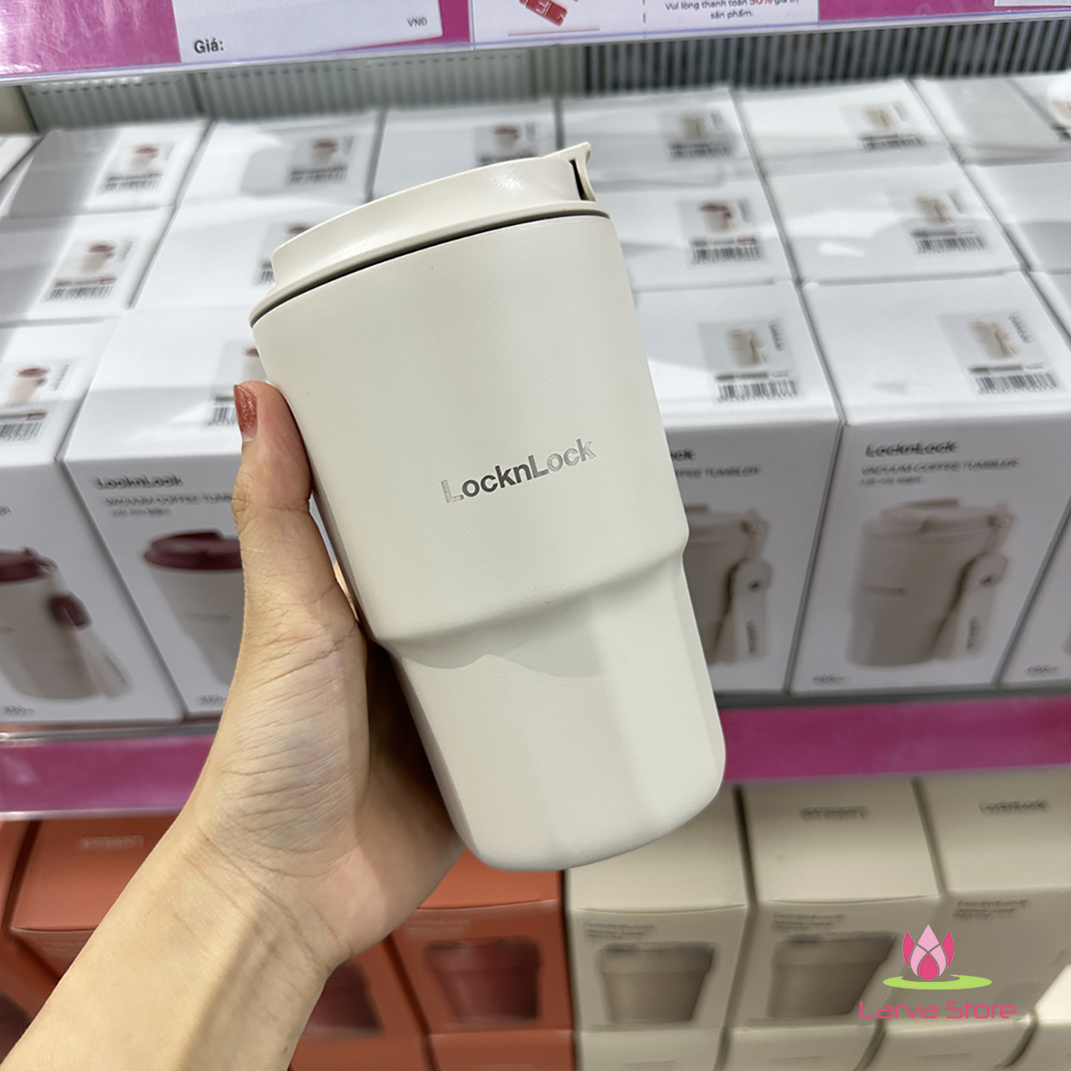 Ly Giữ Nhiệt LocknLock Vacuum Coffee 450ml LHC4340 - Ly Cà Phê Giữ Nhiệt