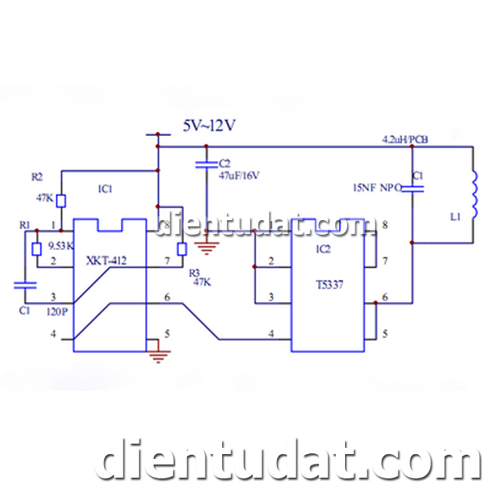Mạch Sạc Không Dây XKT-412 | Điện Tử DAT