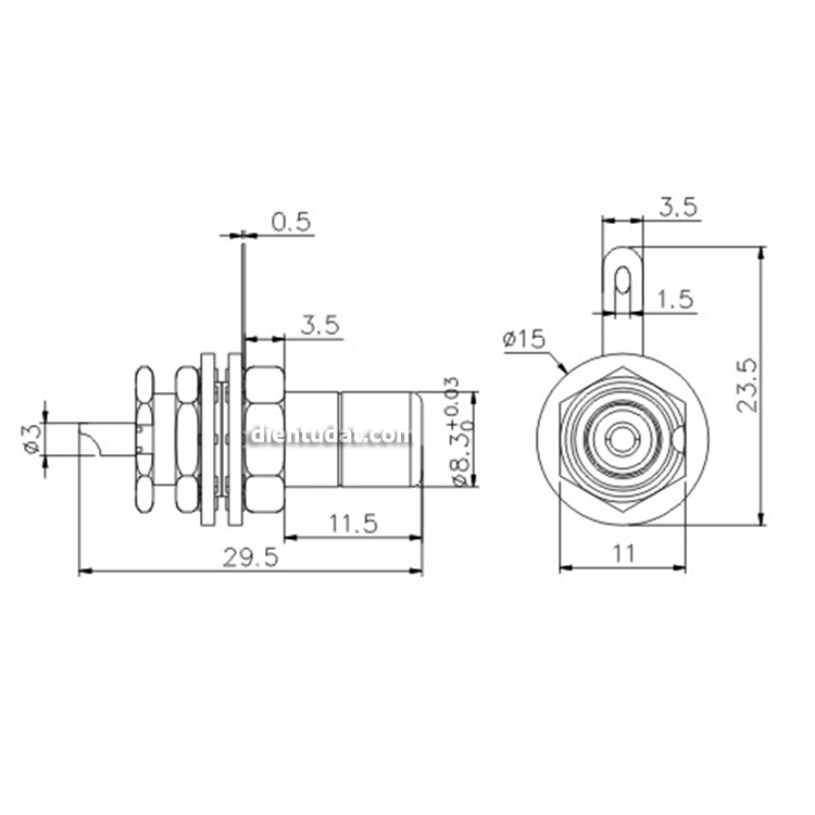Cặp Jack RCA CMC 807 - Mạ Vàng | Điện Tử DAT
