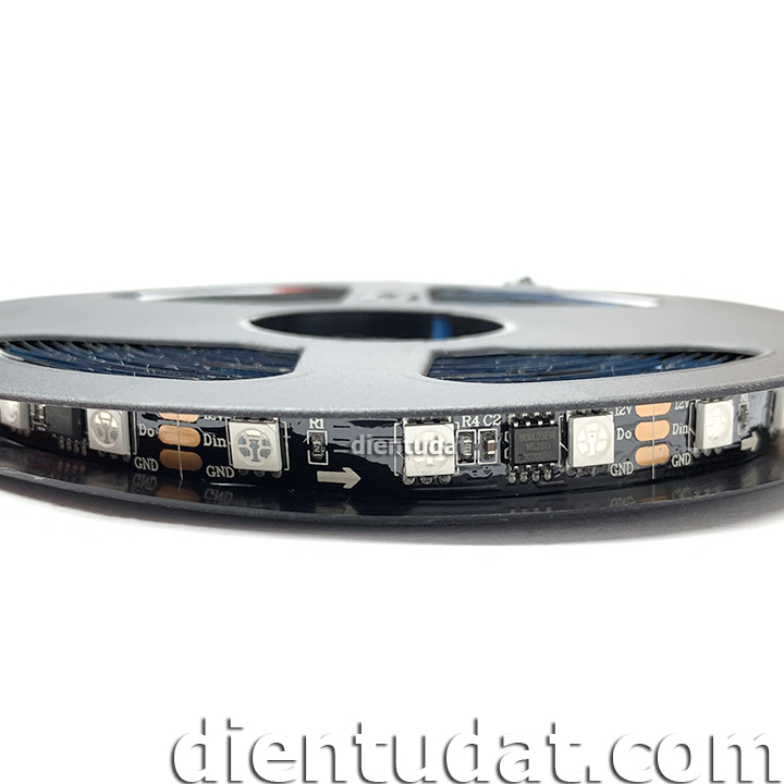 Dây LED RGB 12V 5050 SMD WS2811 60 Led - Cuộn 5 Mét | Điện Tử DAT